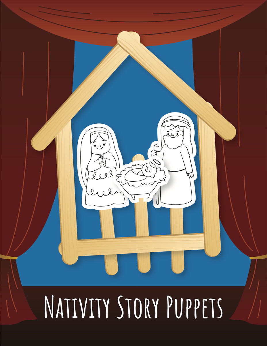 Nativity Popsicle Stick Puppets – Lift Curriculum