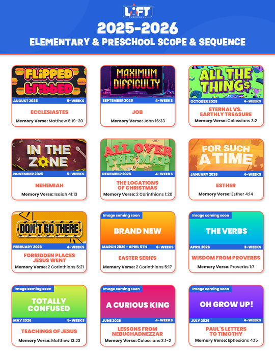 Lift Curriculum Free Scope & Sequence