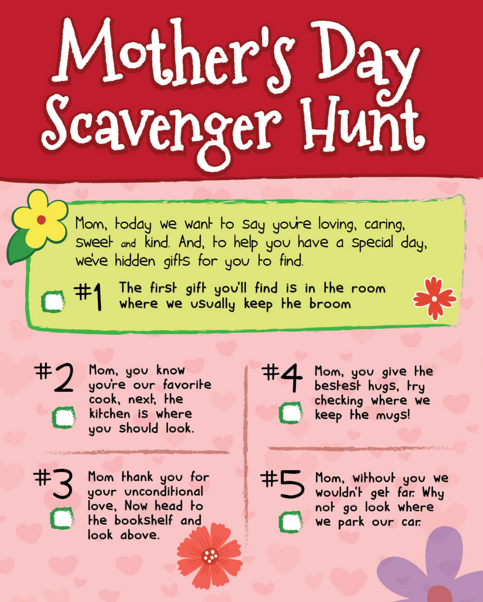 Mother's Day Scavenger Hunt – Lift Curriculum